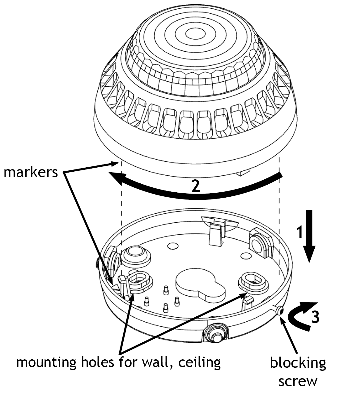 SAO-Wd2 acoustic-optical signalling device - W2